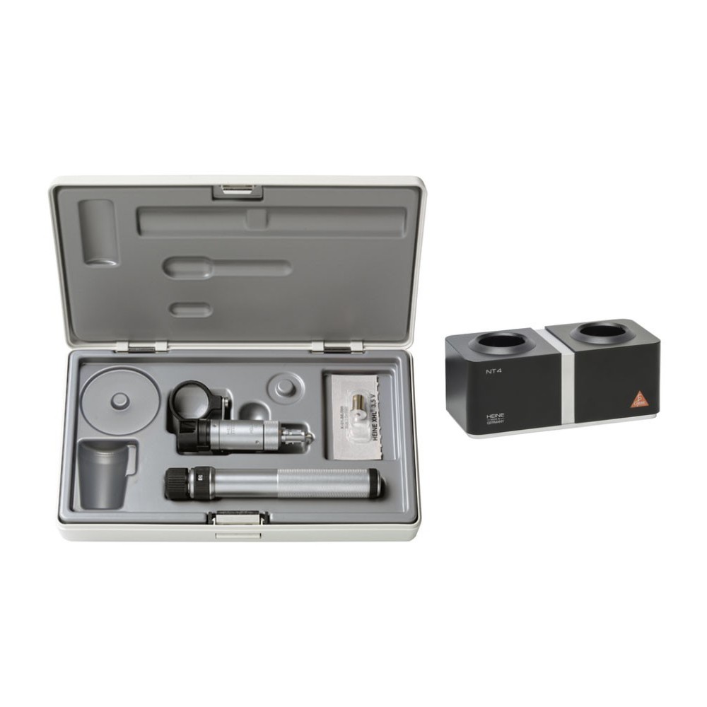 HEINE HSL 150 Hand-held Slit Lamp Set with table charger